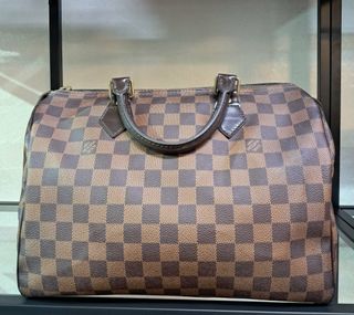 Louis Vuitton LV Speedy 25 Damier Ebene RM5500, Luxury, Bags & Wallets ...