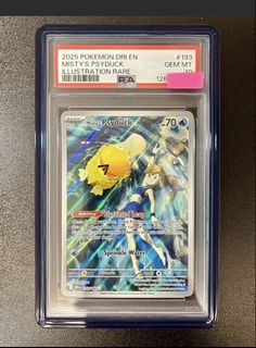 2025 Pokemon Misty's Psyduck Illustration Rare PSA 10, Hobbies & Toys ...