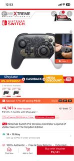 Nintendo Switch Pro Controller, Video Gaming, Gaming Accessories ...