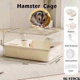 Hamster Sand Bath House - Large Size, Pet Supplies, Homes & Other Pet ...