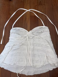 White Top, Women's Fashion, Tops, Blouses on Carousell