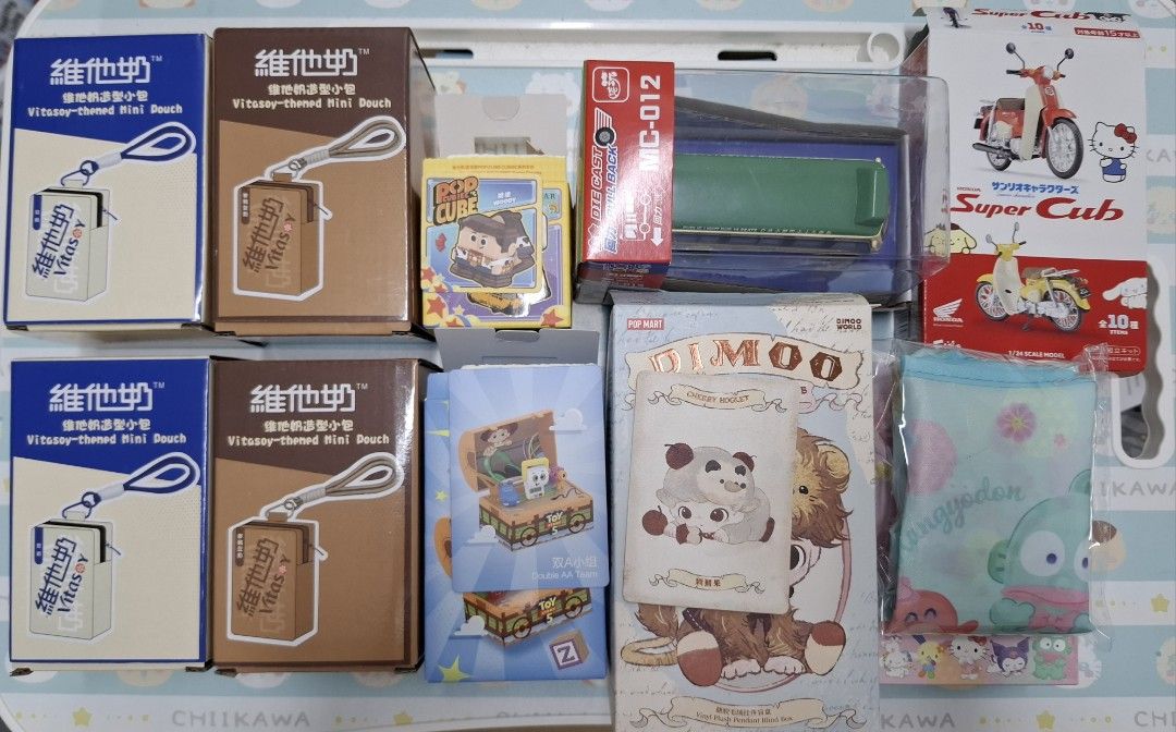多款盲盒 popmart sanrio 玩具, 興趣及遊戲, 玩具 & 遊戲類 - Carousell
