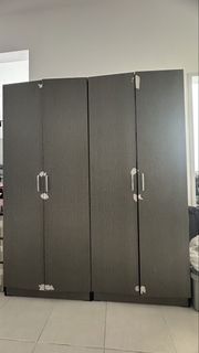 (IKEA) Wardrobe 3 Door Almari Baju Cupboard, Furniture & Home Living ...