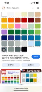 Nippon Hi-Pon 40-04 Epoxy Paint with Hardener, Furniture & Home Living ...