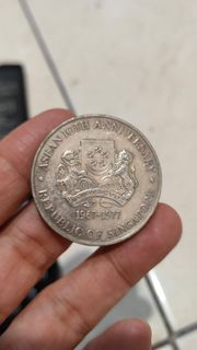 ASEAN 10th Anniversary 10 Dollars Coin 1967-1977 Singapore, Hobbies ...