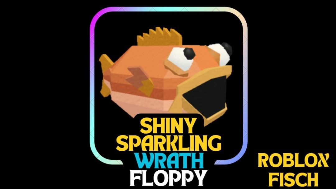 Sparkling Shiny Wrath Floppy | Roblox Fisch, Video Gaming, Video Games ...
