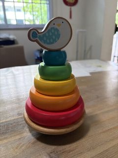 Wooden Moon Stacking Toy, Babies & Kids, Infant Playtime on Carousell