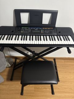 Yamaha PSR-E363 Keyboard with Stand, Hobbies & Toys, Musical ...