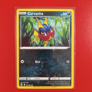 2025 Pokemon Phantasmal Flames 060 Carvanha, Hobbies & Toys, Toys ...