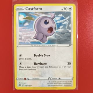 Castform Sunny Form Pokemon Card SSP 195/191, Hobbies & Toys, Toys ...