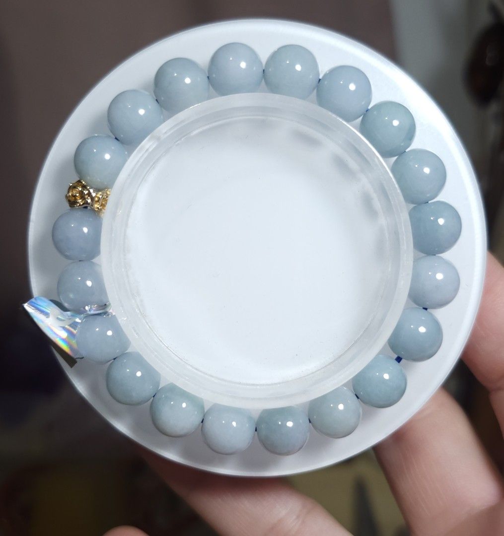 Jade Bead Bracelet, Women's Fashion, Jewelry & Organizers, Bracelets on ...