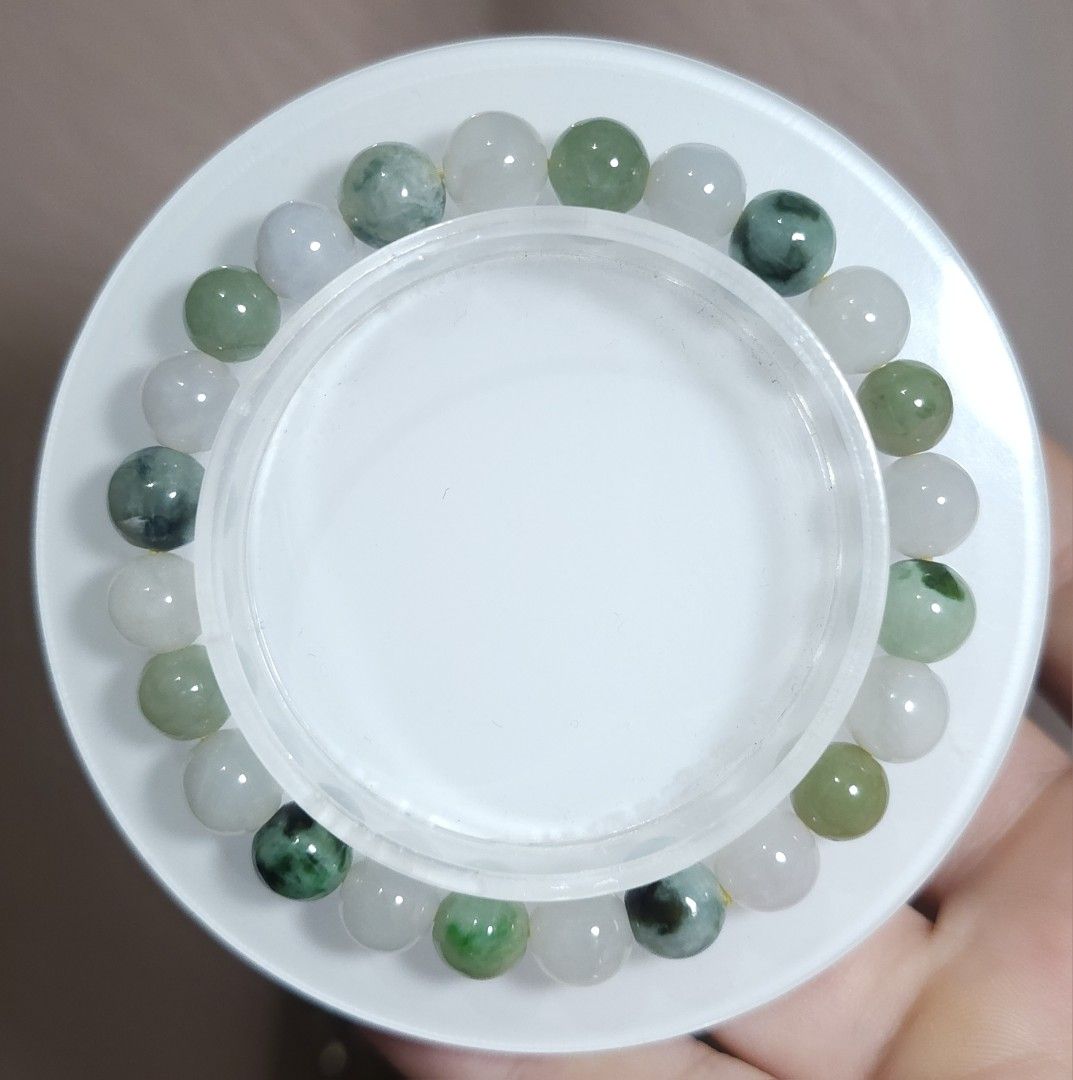 Jade Bead Bracelet, Women's Fashion, Jewelry & Organizers, Bracelets on ...