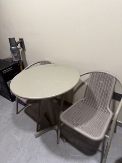 Table for outdoor foldable plastic surface, Furniture & Home Living ...