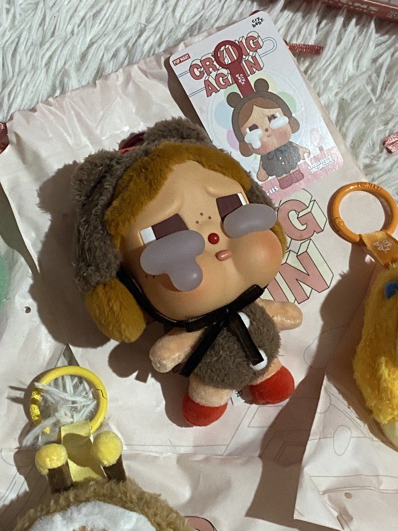 popmart crybaby crying again, Hobbies & Toys, Toys & Games on Carousell
