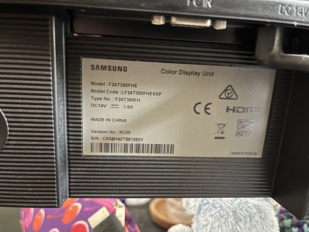 Samsung F24T350FHE Monitor, Computers & Tech, Parts & Accessories ...