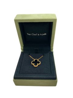 Van Cleef & Arpels Vintage Alhambra 18K Yellow Gold Necklace, Luxury ...