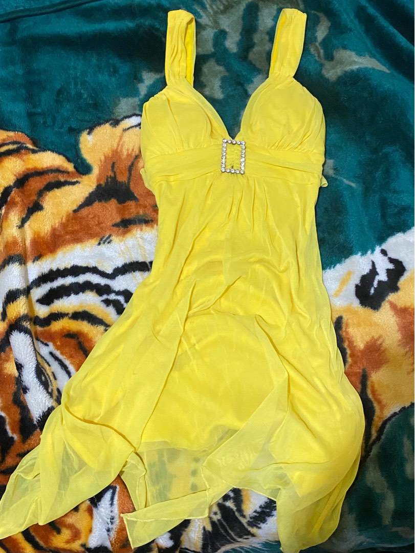 Y2k sexy summer dress gyaru mcbling baddie tropical beach girl aloha, Women's Fashion, Dresses ...