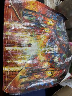 Abstract Acrylic Painting on Canvas, Hobbies & Toys, Art & Prints on ...