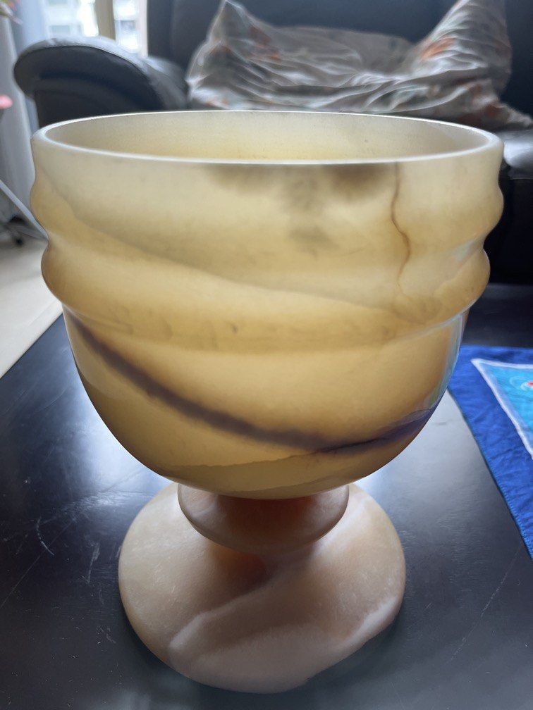 Antique Alabaster chalice, Hobbies & Toys, Memorabilia & Collectibles ...
