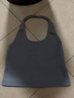 Blue Halter Top, Women's Fashion, Tops, Sleeveless on Carousell