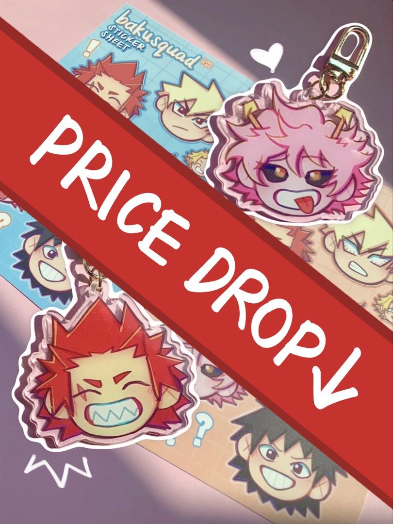 BNHA MHA Keychains & Stickers, Hobbies & Toys, Stationery & Craft ...