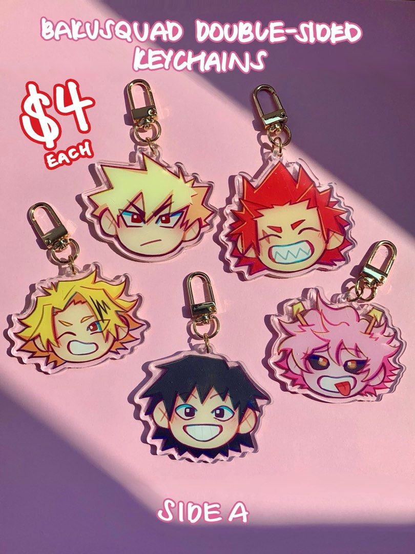 BNHA MHA Keychains & Stickers, Hobbies & Toys, Stationery & Craft ...