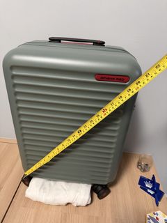26" Samsonite Magnum Eco Spinner Suitcase black luggage trolley bag ...
