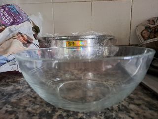 Clear Glass Round Bowl, Furniture & Home Living, Home Decor Accessories ...