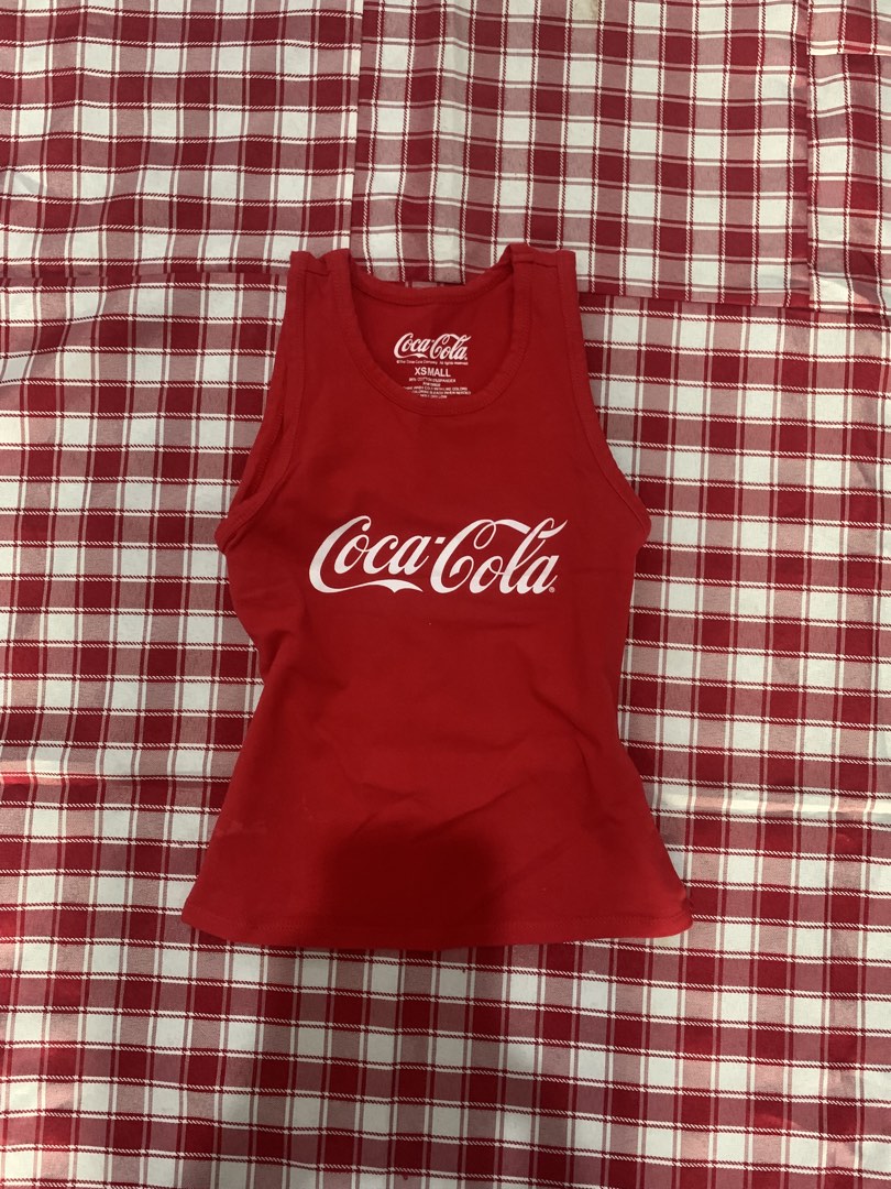 coca cola top, Women's Fashion, Tops, Sleeveless on Carousell