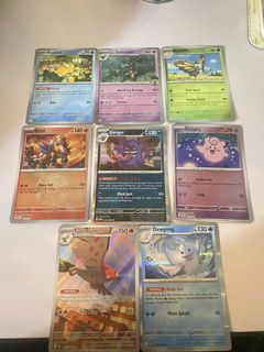 Pokemon Cards - Kingambit, Terapagos, Clefable, Psyduck, Hobbies & Toys ...
