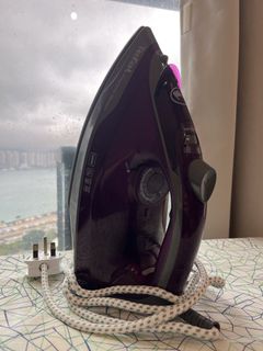 Bruno 蒸氣熨斗Steamer Iron with Wooden Handle and Brush Attachment, 家庭電器 ...