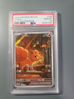 2025 Pokemon Meg En Vulpix Illustration Rare PSA 10 GEM MT, Hobbies ...