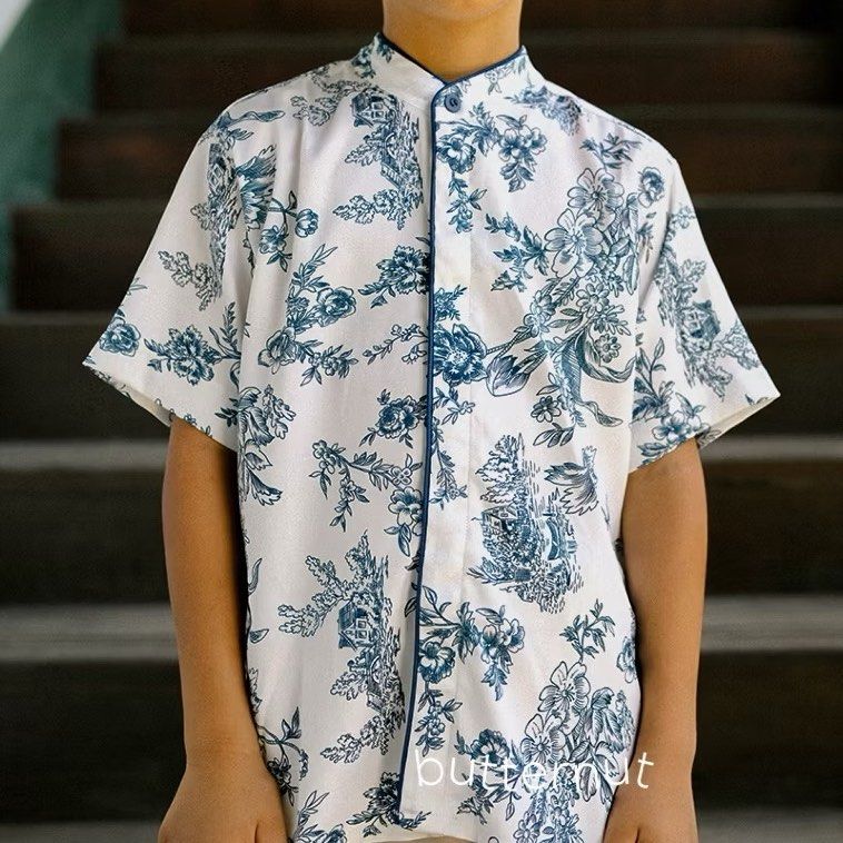 Butternut kai qipao for PAPA, Fesyen Pria, Pakaian , Atasan di Carousell