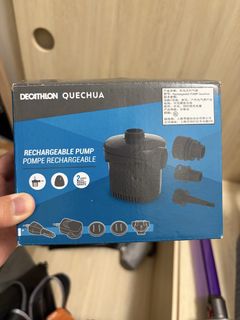Decathlon Quechua Rechargeable Pump, 運動產品, 行山及露營 - Carousell