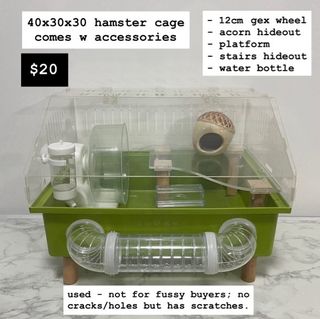 Hamster Cage (KLEO Brand) Not included with Syrian Hamster., Pet ...