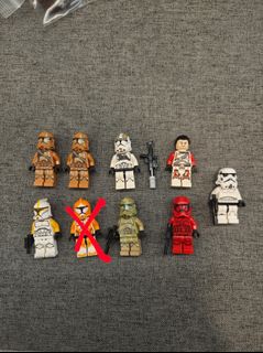 2x Lego Star Wars 332nd Clone Trooper Minifigures with Blasters ...
