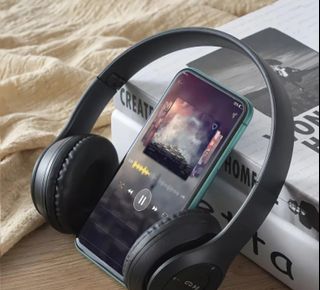 Awei Black Over-Ear Wireless Headphones, Audio, Headphones & Headsets ...
