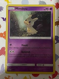 VIBRANT Mimikyu SM29 Cosmos Holo Promo – NM (VISIBLE SWIRL!) , Hobbies ...