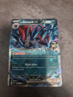 2025 Scarlet & Violet N's Zoroark EX UR ERROR MISPRINT TEXTURE Beckett ...