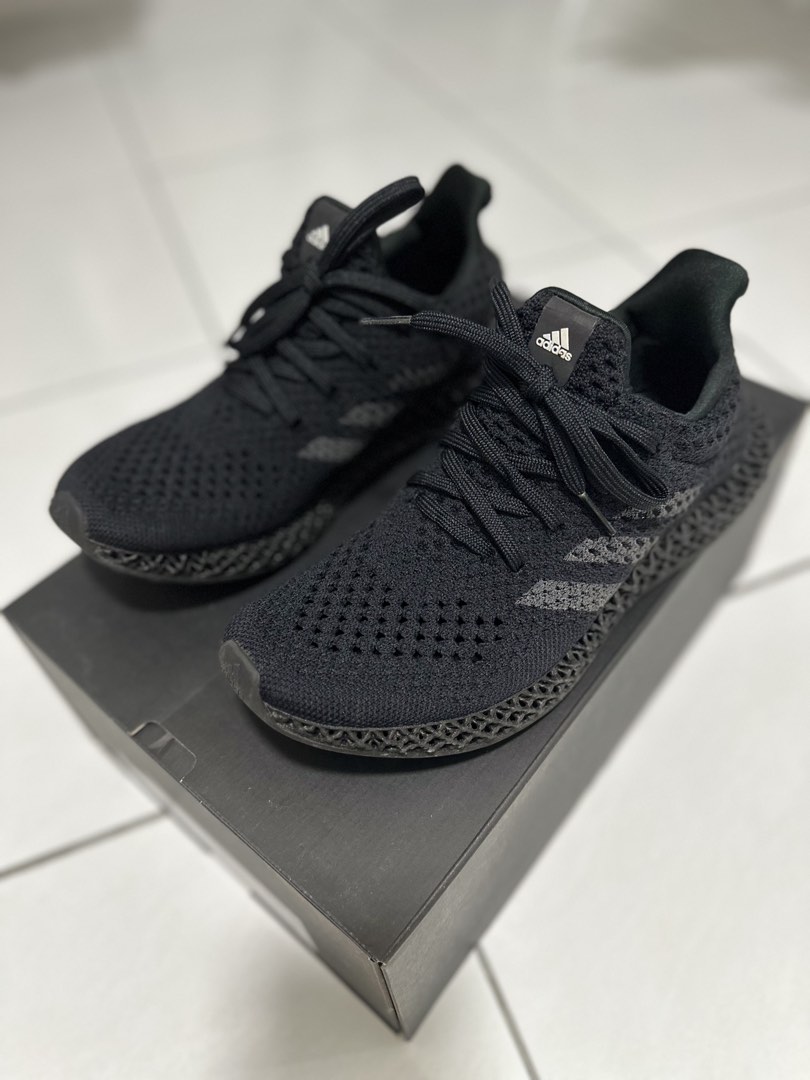 Adidas 4D Futurecraft Black Sneakers, Women's Fashion, Footwear ...