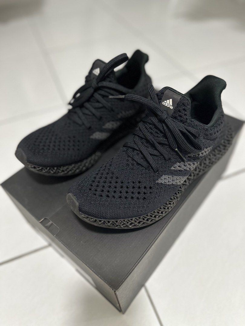 Adidas 4D Futurecraft Black Sneakers, Women's Fashion, Footwear ...