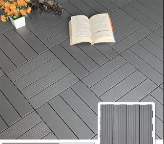 Wooden Interlocking Deck Tiles, Furniture & Home Living, Home Decor ...