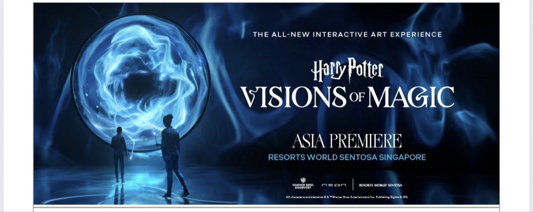 [PEAK CHILD ticket] Harry Potter: Visions of Magic, Tickets & Vouchers ...