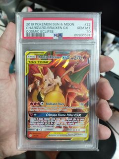 2019 Charizard/Braixen GX Cosmic Eclipse PSA 10 Gem MT, Hobbies & Toys ...