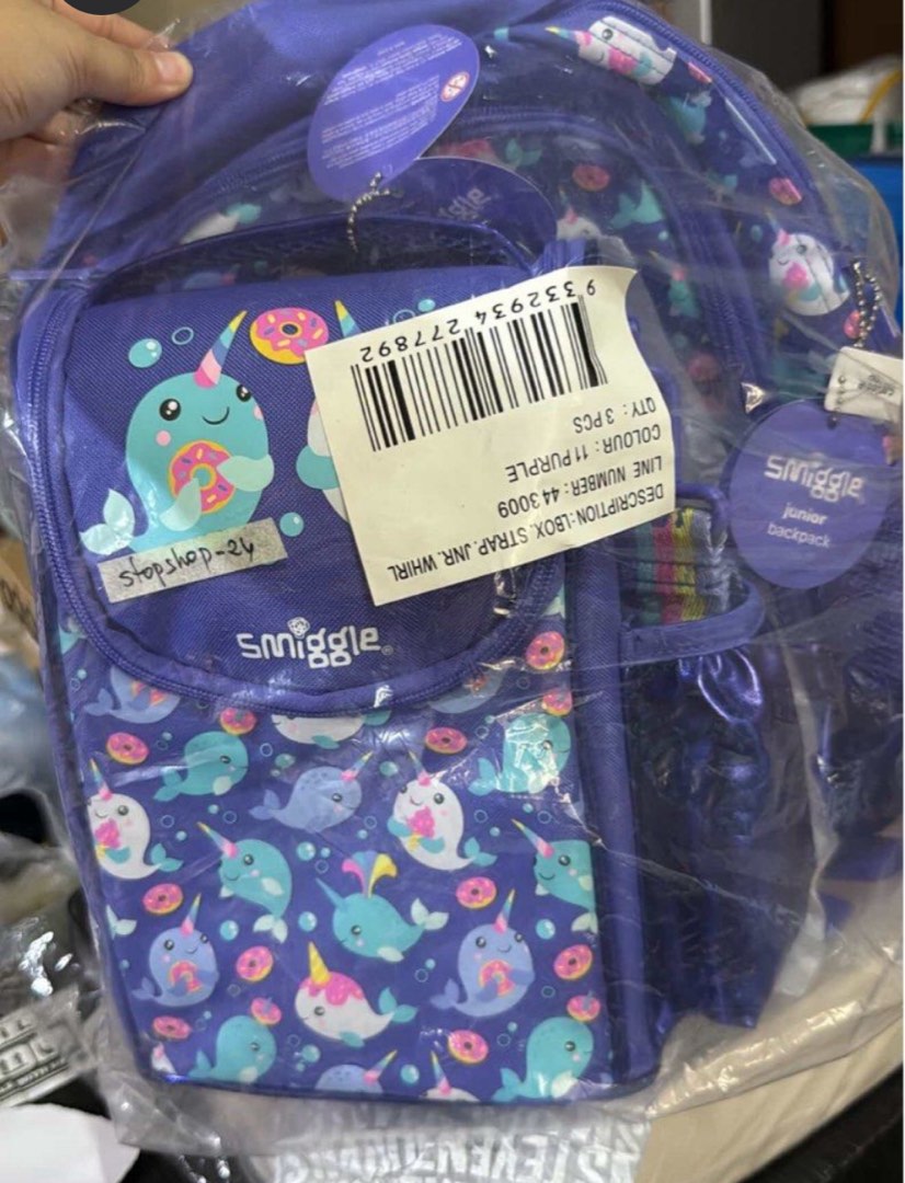 Smiggle Junior Backpack Set, Babies & Kids, Babies & Kids Fashion on ...