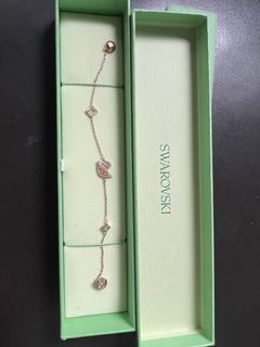 Swarovski Dazzling Swan Blue Fully Paved Adjustable Bracelet, Women's ...