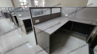 WORKSTATON TABLE DESK OFFICE PARTITION FURNITURE MODULAR CUBICLES ...