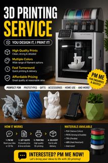 3D Design + FDM 3D Printing Service｜Product Design · Engineering Design ...