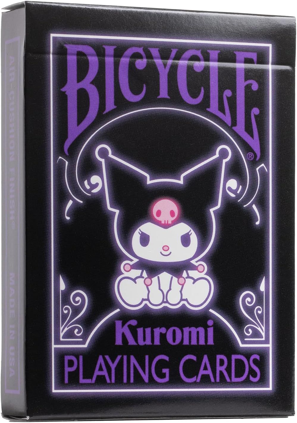 Bicycle Kuromi Sanrio Playing Cards, Black, Pink and Purple, 1 Deck ...
