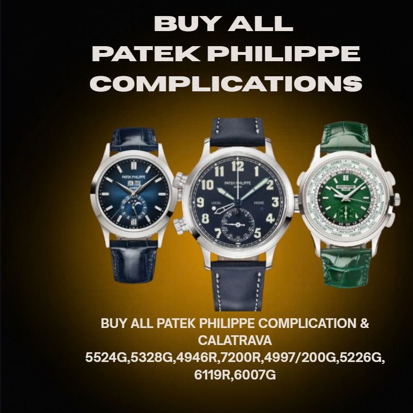 |BUYING| PATEK PHILIPPE COMPLICATION & CALATRAVA All Models"ALL PATEK ...